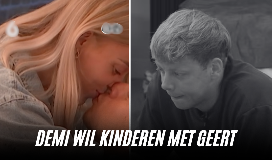 Demi zei dat ze een kindje voor Geert wilde en dit was zijn reactie die ...